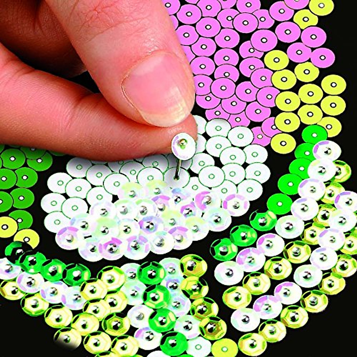 Sequin Art Red, Panda, Sparkling Arts and Crafts Picture Kit, Creative Crafts