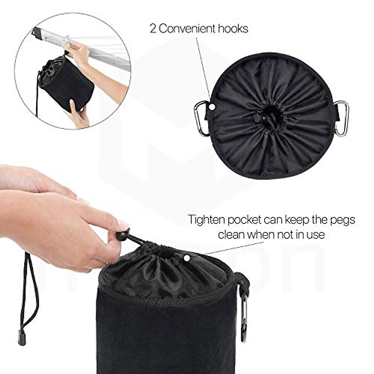 85 Pack Clothes Pins, Multi-Purpose Stainless Steel Wire Clip for Clothes, Paper Files, Snacks Seal in Outdoor Clothesline Home Travel Office