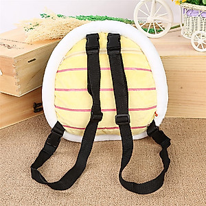 WYIKE Casual Animal Backpack Turtle Shell Backpack Cartoon Plush Small Backpack (Red)