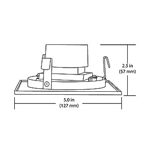 NICOR Lighting DQR4MA11202KWH LED Downlights, Matte White