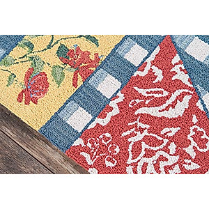 Madcap Cottage Summer Garden Think of England Area Rug, 5' X 8', Multi