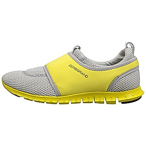 Cole Haan Women's Zerogrand Slip-On Fashion Sneaker, Silver Mesh/Vapor Grey/Sunray, 10.5 B US