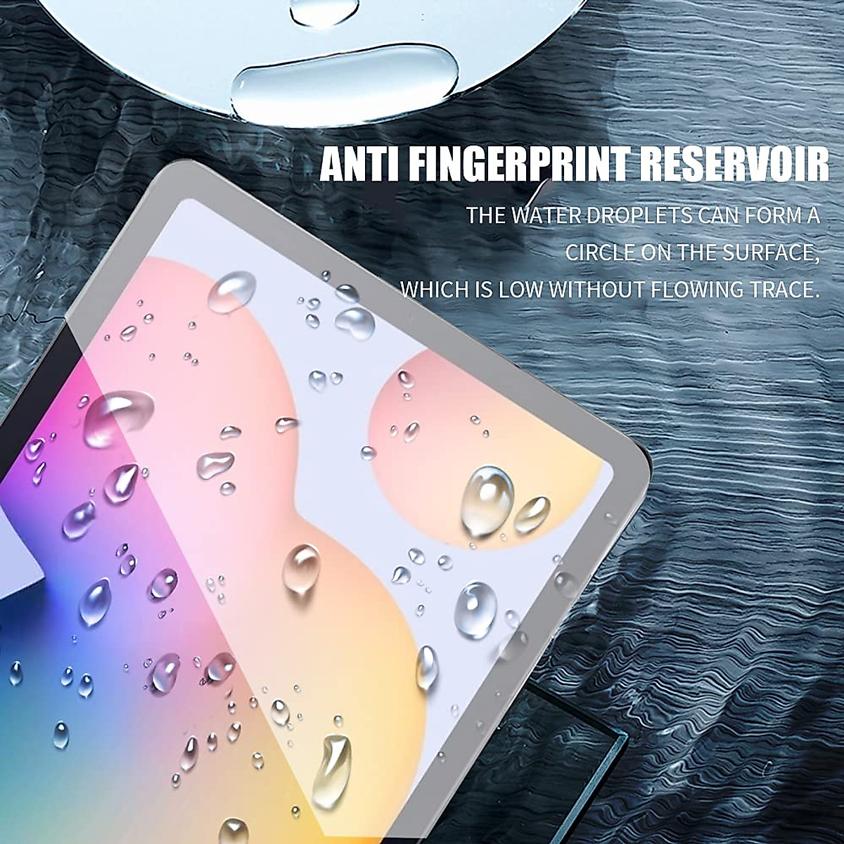 ZenRich (2 Pack) Anti-Glare Screen Protector for Samsung Galaxy Tab S6 Lite 10.4'' 2024/2022/2020, 9H Hardness Tempered Glass Screen Film for S Pen Compatible/Scratch Resistant/Bubble Free