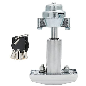 Qjaiune Not Universal Vending Machine Lock and Key, Soda Machine Lock with T-Handle, Snack Machine Lock Candy Machine Lock Replacement for Coke Machine, Gumball Machine (Keyed Different)