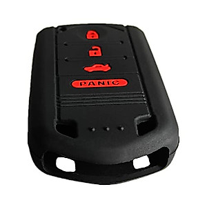 Smart Key Fob Covers Case Protector Keyless Remote Holder for Acura MDX TL TLX ZDX RDX TSX RL ZD IL M3N5WY8145 (Not fit Engine Hold FOB) Black OEM Part Number 267F-5WY8145