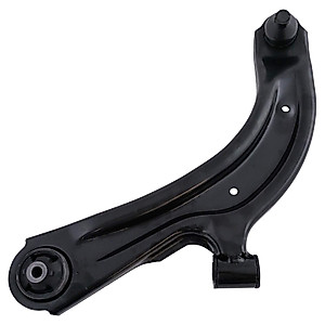 TRQ Front Steering & Suspension Kit Complete Strut & Coil Spring Assembly Control Arm with Ball Joint Sway Bar Stabilizer Link Tie Rod Compatible with 2013-2019 Nissan Sentra