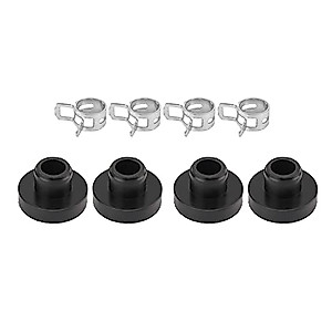 Carbbia 2 Pack 90 Degree Fuel Gas Shut Off Valve w/Grommet Clamp for Briggs & Stratton 192980GS 208961 for Kohler 25 462 03-S 25-462-03-S Rotary 13116 Gas Tank Engine Generator Pressure Washer