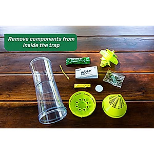 RESCUE! WHY Trap for Wasps, Hornets, & Yellowjackets – Hanging Outdoor Trap - 3 Traps