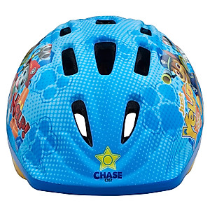 Nickelodeon Paw Patrol Kids Bike Helmet, Toddler 3-5 Years Old, Girls and Boys, Adjustable Fit, Vents, X-Small, Blue