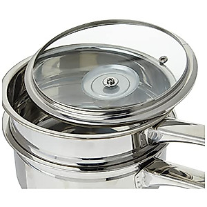 Norpro Stainless Steel Double Boiler 1.5-Quart, shown