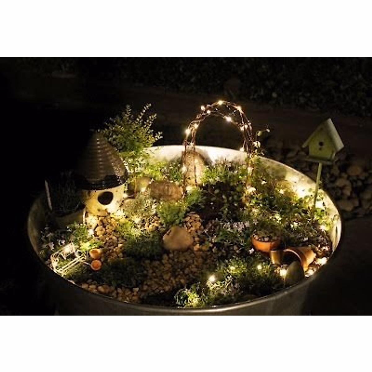 Twinkle Fairy String Lights Strands With 20 LEDs,Timer, Battery operated For Easter, Garden, Home, Wedding, Party, Christmas Decoration(Set of 2) (Warm White)