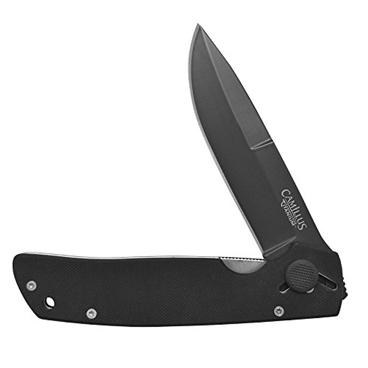 Camillus Cuda 9" Durable Lightweight Corrosion-Resistant Drop Point AUS-8 Stainless Steel Everyday Carry Folding Pocket Knife with Cuda Opening Technology