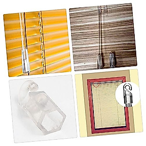 EXCEART 1 set Curtain rod accessories blind replacement handle curtain rod hanger plastic wand tip hook clear hangers clear curtains transparent curtains drapery wand handle wand caps hook