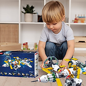 SlubanKids Space Station Building Blocks for Kids, 3D Early Learning Toys for Science and STEM, Stackable Shuttle DIY Exploration (Space Station - 511 Pcs)