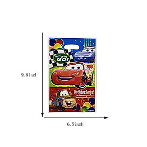 NYST 30Pieces Lighting McQueen Gift bags Party Gift Bags Treat Candy Bags Lighting McQueen Party Supplies Birthday Decoration Gift Bags Well for Boys Party