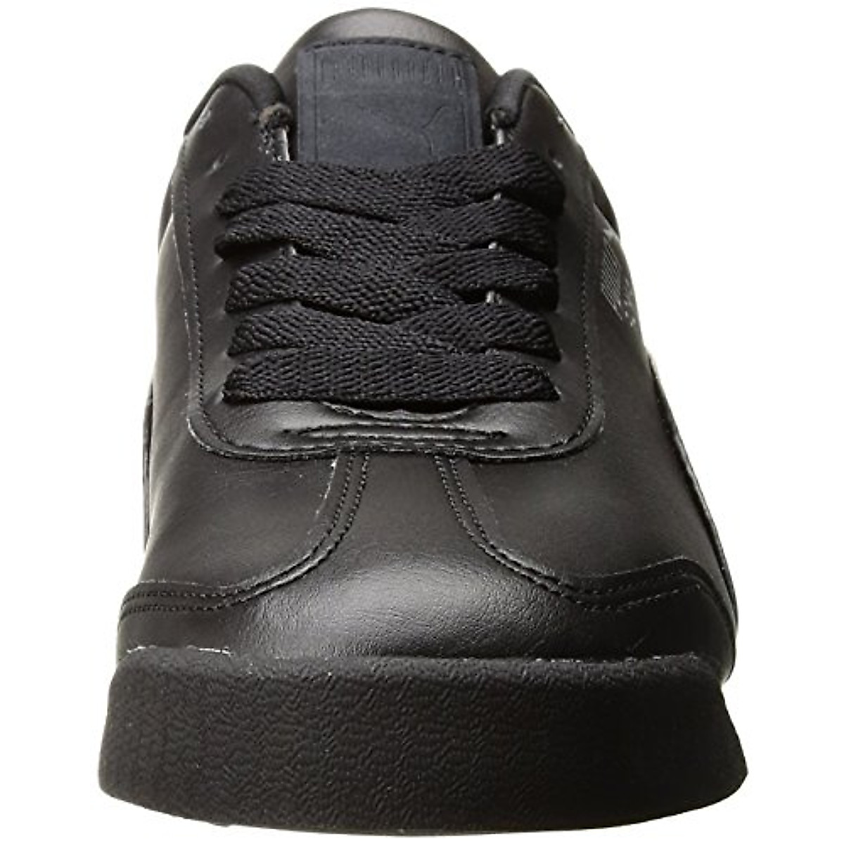 PUMA Mens Roma Sneaker, Basic black-black, 9.5