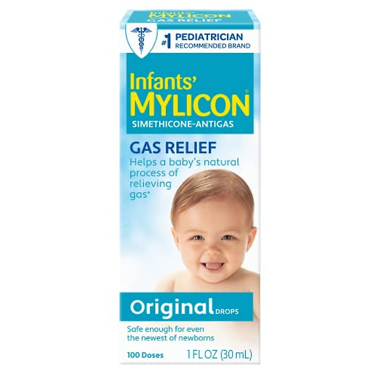Mylicon Gas Relief Drops for Infants and Babies, Original Formula, 1 Fluid Ounce