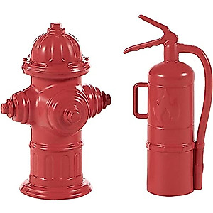 Barbie Careers Doll & Playset, Firefighter Playset with Blonde Fashion Doll, 1 Puppy Figure, Furniture & Accessories (Amazon Exclusive)