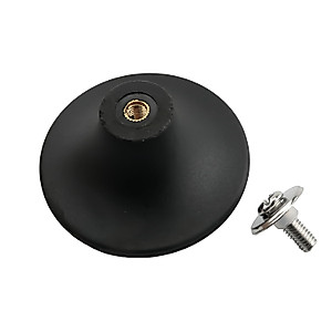 ZZHXSM 2 Sets Replacement Knob for Pot Lid, 5.4x2.2cm Pot Handle Cover Electric Wooden Heat Resistant Top Bead, Universal Pot Lid Cap Suitable for Kettles Frying Pans Flat Lids Black