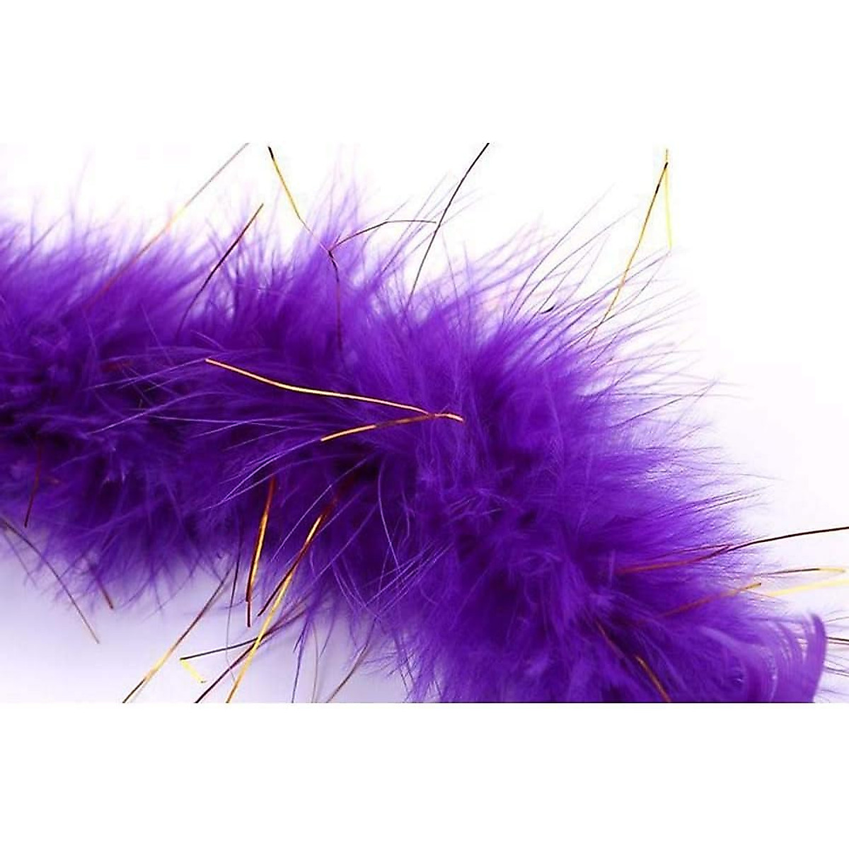 Purple Cat Teasing Stick Toy Interactive Stick, Sparkly Feather Boa with Crinkle Ball Tease Cat Rod Funny Cute Pet Supplies for Cat Training Indoor Cats Cat Toys Interactive for Indoor Cats