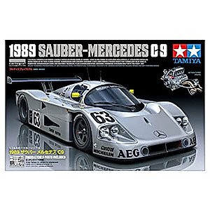 TAMIYA 24359-000 24359 1:24 Sauber-Mercedes C9 1989-faithful Replica, Building, Plastic, Crafts, Hobby, Model kit, Assembly, unpainted, Unvarnished