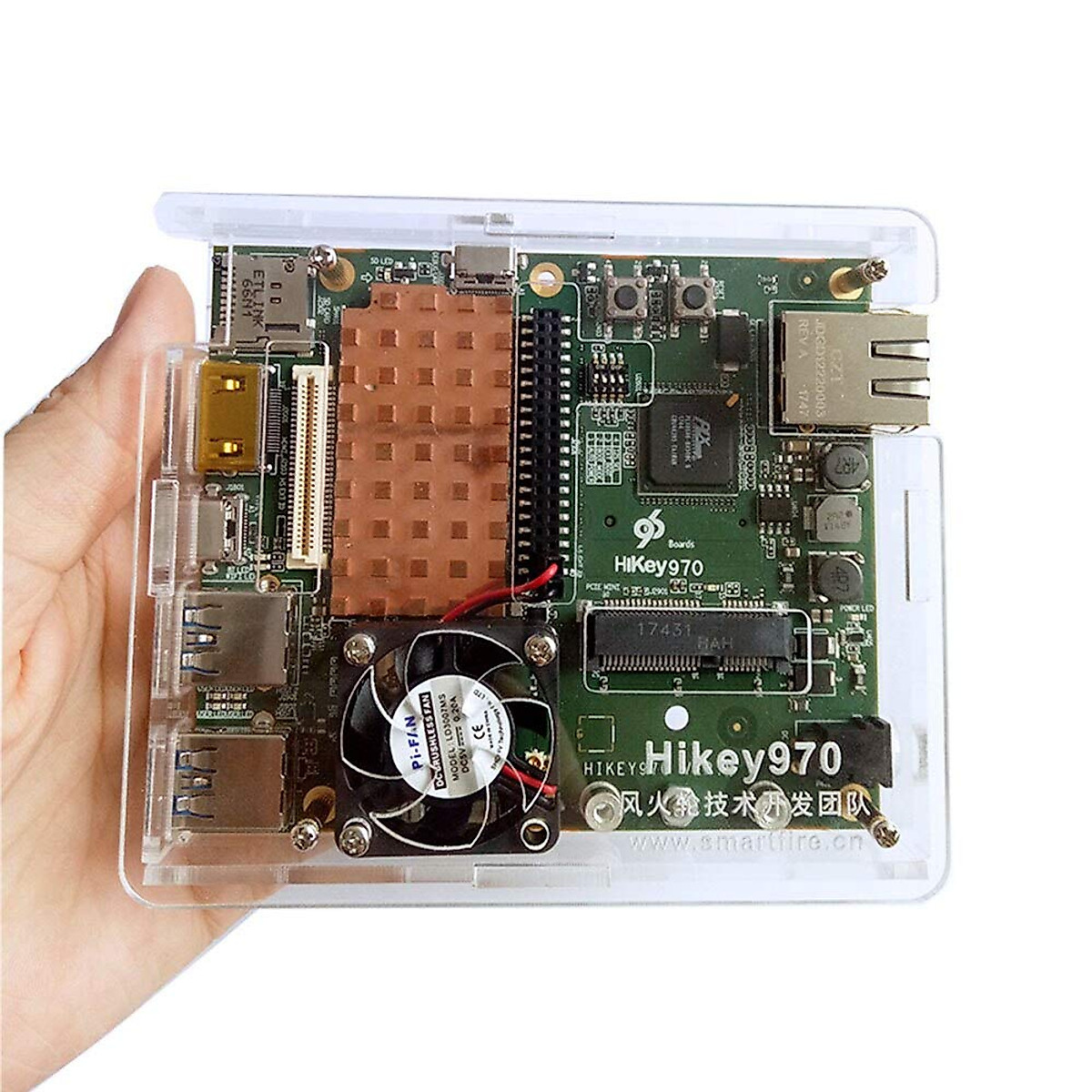 Lysee 3D Printer Parts & Accessories - ShenzhenMaker Clear Acrylic Case for Hikey 970 Development Board