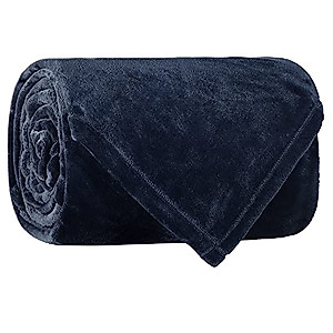 LBRO2M Flannel Fleece Bed Blanket, King Size Super Soft Warm Fuzzy Microfiber Velvet Plush Throw Lightweight Cozy Couch Blankets, All Season Use