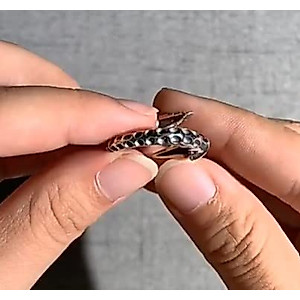 925 Sterling Silver Dragon Claw Ring for women men ~ Silver Claw Ring ~ adjustable ring