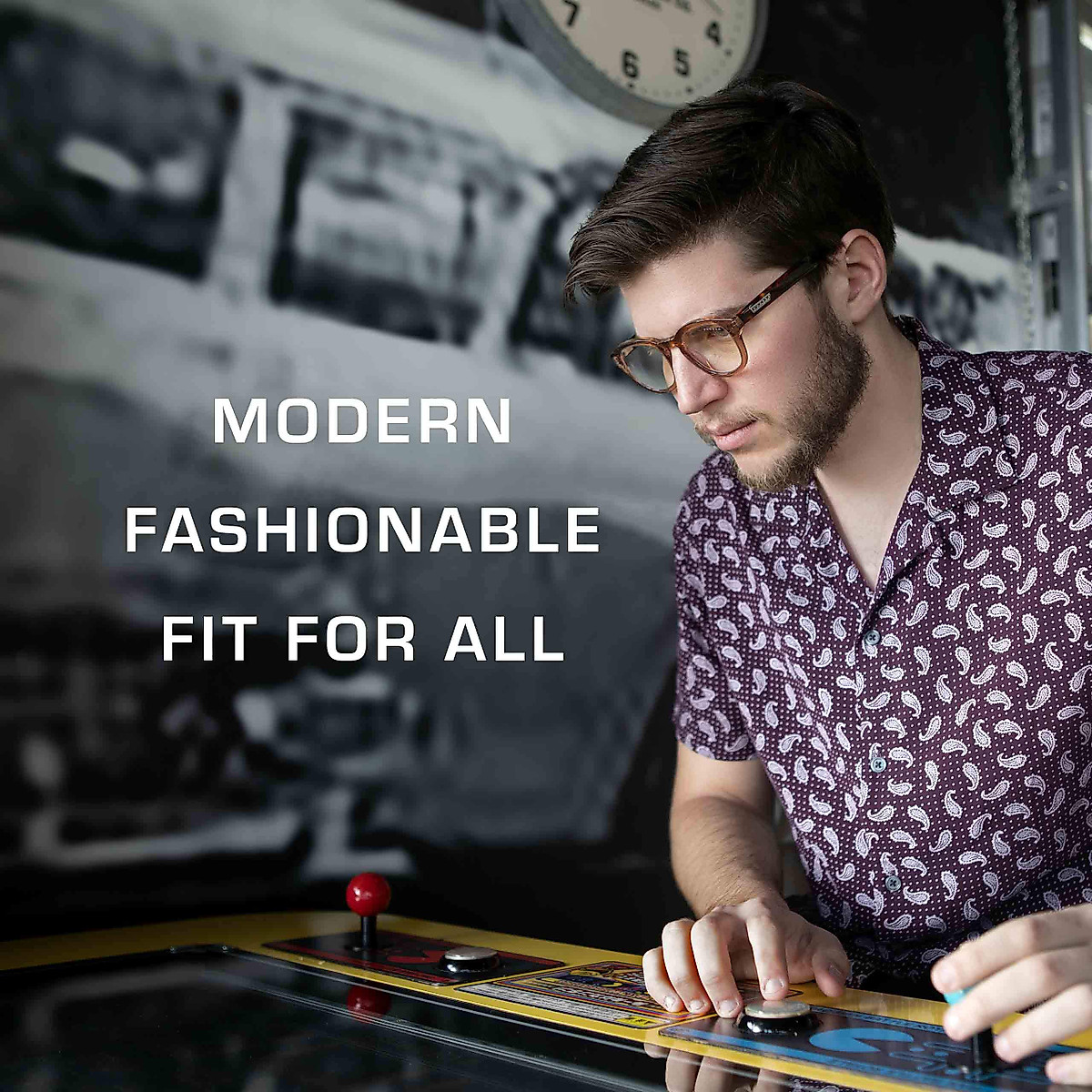 Computer Glasses | Blue Light Blocking Glasses | Emery Tortoise/Onyx by GUNNAR | Patented 35% Blue Light Protection, 100% UV Light, Anti-Reflective, Protect & Reduce Eye Strain & Dryness