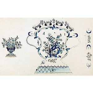 An original design for a porcelain plate