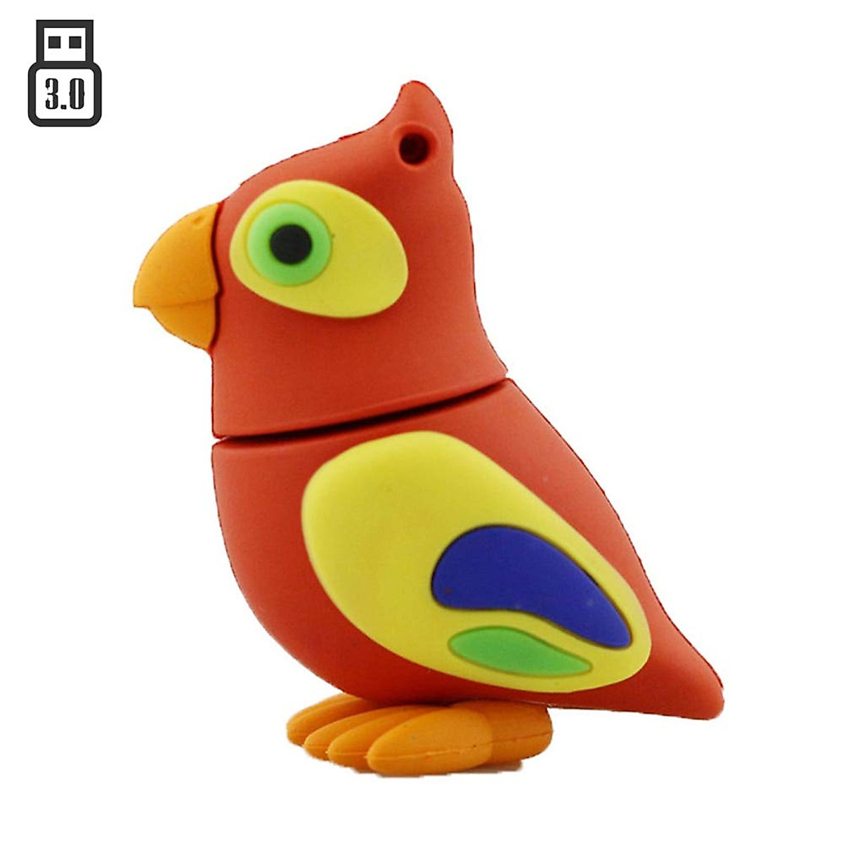 64GB Parrot Model USB 3.0 Flash Drive Flash Drive 3.0 Thumb Drive USB Jump Drive Memory Stick Zip Drive USB Drive U Disk USB 3.0 Stick USB Disk USB Flash Memory - Red