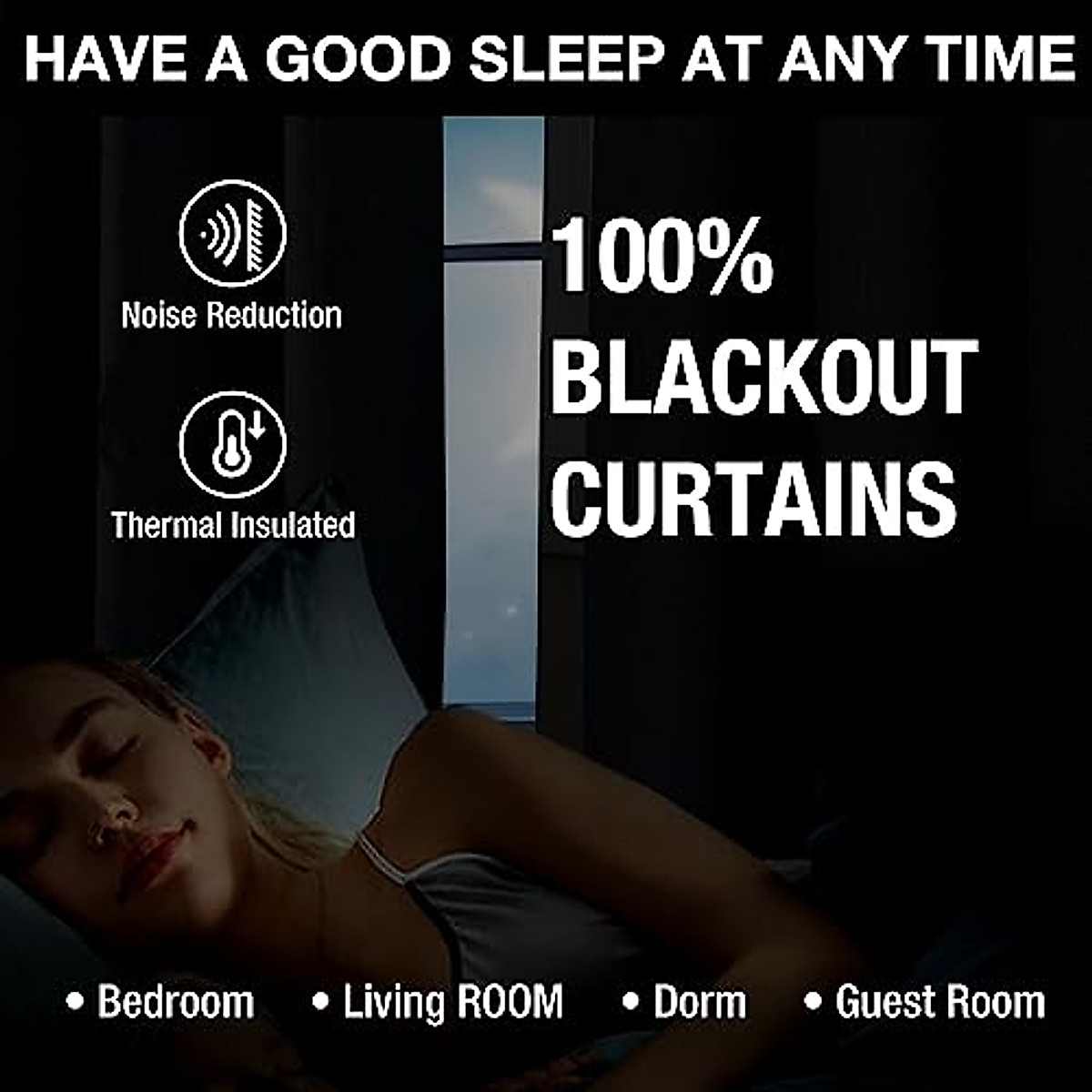 White Full Blackout Curtains for Living-Room with White Coating, Linen Textured Thermal Insulated Window Treatment Set for Bedroom Guest Room Hotel Energy Saving Curtain Panels Grommet Top 40"x84" 2pk