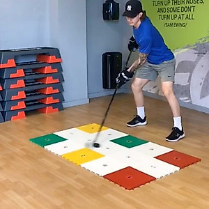 Hockey Revolution My Training Surface - Professional Dryland Flooring Tile Kit for Stickhandling Training Off-ice Hockey Trainer