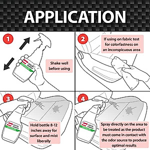 Malco Odor Sniper - Fragrance Free Odor Eliminator for Car Interiors / Penetrates Odors at the Source / Chemically Neutralizes Foul Scents in Your Vehicle / 1 Gallon (199001)