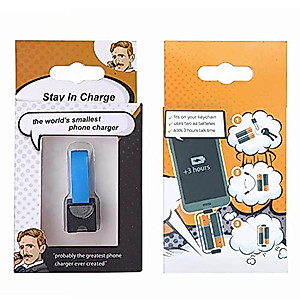 CACACOL Portable Magnetic AA/AAA Battery Phone Emergency Charger with MicroUSB-Lightning Adapter and MicroUSB-TypeC Adapter Suit for Cell Phone Smart Devices