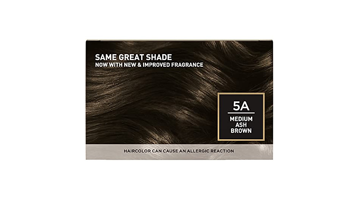 L'Oreal 5A Medium Ash Brown Hair Color - Fade Defying Shine