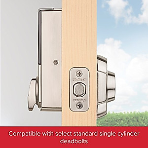 Kwikset 99140-102 Convert Z-Wave Plus Enabled Conversion Kit Interior Assembly, Smart Home Hub and Exterior Deadbolt Required, Gray,Black