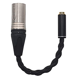 XL4-4 HiFi 4-pin XLR Balanced Male to 4.4mm Trrs Female Balanced Cable, Headphone Audio Adapter. XL4-4.