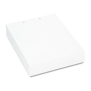 PrintWorks Professional Pre Punched Paper, 2 Hole Punch Top For 2 Ring Binders & 2 Ring Clipboards & Fastener File Folders, 8.5 x 11, 20 lb., 500 Sheets, White (04110)