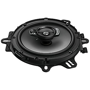 Pioneer TS-A1676R A Series 6.5 inch 320 Watts Max 3-Way Car Speakers Pair with Multilayer Mica Matrix Cone Design,black