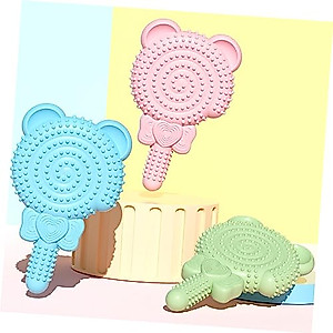 Mipcase 2pcs Dog Toy Dog Teeth Cleaning Toy Interactive Puppy Toy Small Chewing Toy Dog Sound Toys Tow Truck Toy Dental Dog Chew Toys Dog Lollipop Toy Pet Toys Pet Supplies TPR Household