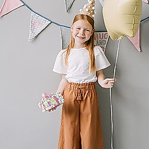 Happy Birthday Wrapping Paper For Kids Girls Boys Women Men, Gradient Rainbow Color Birthday Gift Wrap Paper, Wrapping Paper Birthday 6 Sheets Folded Flat 20x28 inches per sheet