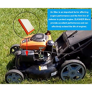 ZLKSKER 14 083 15-S 14 083 16-S Air Filter Replacement for Kohler XT650 XT675 Lawn Mower Engine, Lawn Mower Parts (1)