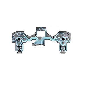 LeHang 2X Conductive Film Keypad Flex Cable Buttons Ribbon PCB Circuit Board Replacement Compatible with Sony Play Station 4 PS4 Dualshock 4 Pro Slim Controller (JDS-001/011) Blue