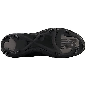 New Balance Men's FuelCell 4040 V6 Molded Baseball Shoe, Black/Black, 11