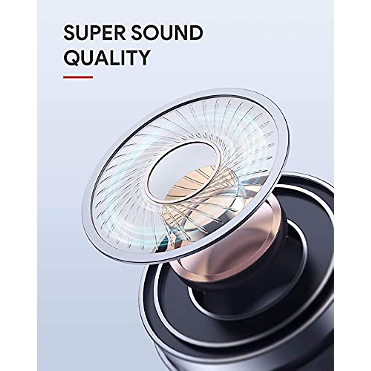 NISMobile TWS Earphones Wireless Earbuds Headphones for Galaxy A02s A12 A32 A42 A52 A72, True Stereo Headset Hands-Free Mic Charging Case Compatible with Samsung Black, (NI-NI36725A4O-256)