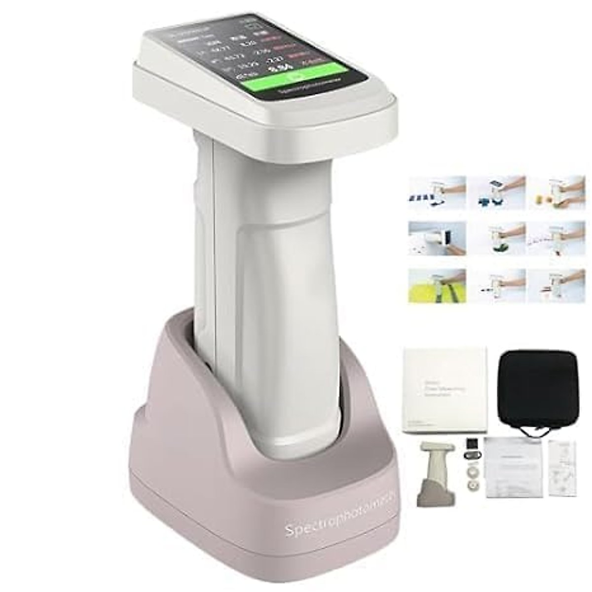 VTSYIQI Handheld Color Spectrophotometer Analysis with Measurement Repeatability ΔE*ab≤ 0.04 Single Aperture Φ8mm Φ11mm Software Support Windows 3.5 inches Full Color Screen Smart Auto Calibration