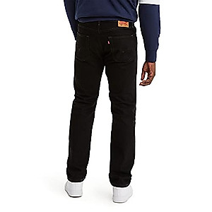 Levi's Men's 505 Regular Fit Jeans (Also Available in Big & Tall), Black-Discontinued, 38W x 32L