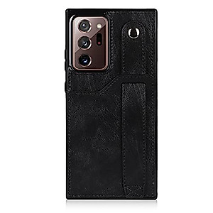 Phone Case Cover Compatible with Samsung Galaxy Note20 Ultra Leather Wallet Phone Case Stand Wrist Strap Phone Case Adjustable Wrist Strap Phone Case Compatible with Samsung Galaxy Note20 Ultra Bags S