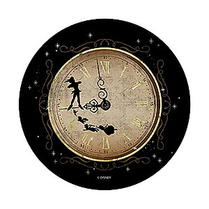 Disney Peter Pan Wendy John Michael & Tink Tick Tock Clock PopSockets PopGrip: Swappable Grip for Phones & Tablets